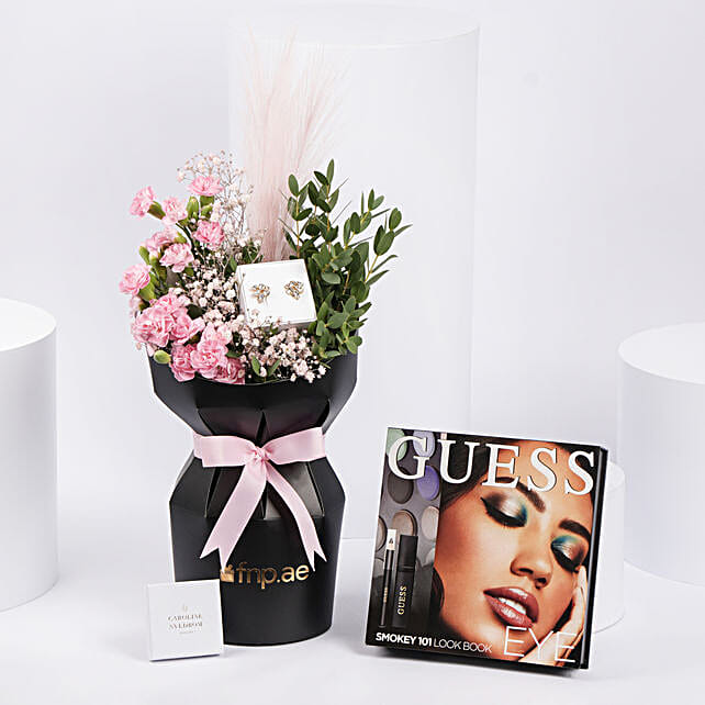 Guess Smokey Eye Kit with Crystals Ear Cuff For Her uae | Gift Guess ...