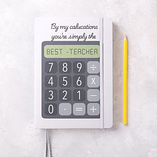 Best Teacher Notebook uae | Gift Best Teacher Notebook- FNP