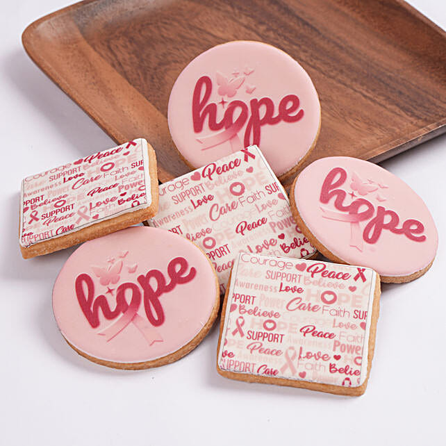 Pink Hope Cookies uae | Gift Pink Hope Cookies- FNP