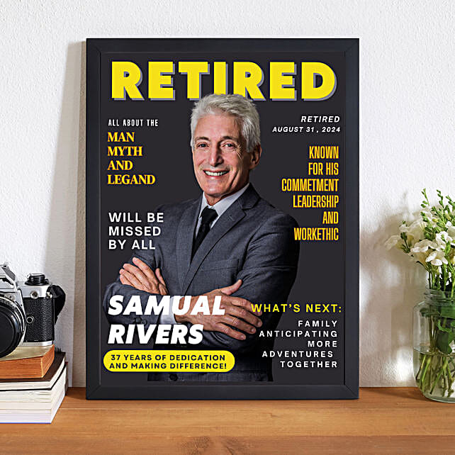 Retirement Day Frame uae | Gift Retirement Day Frame- FNP