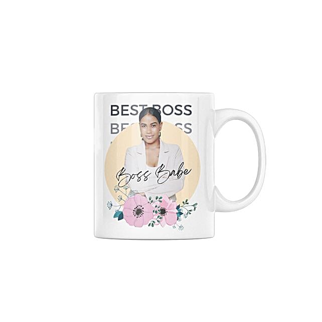 Boss Babe Leading With White Style Mug uae | Gift Boss Babe Leading ...