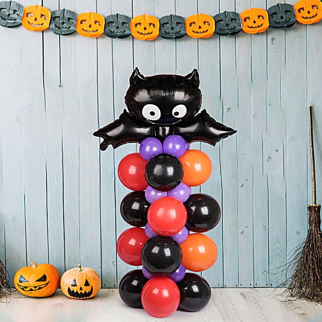 Halloween Bat Balloon Bunch uae | Gift Halloween Bat Balloon Bunch- FNP