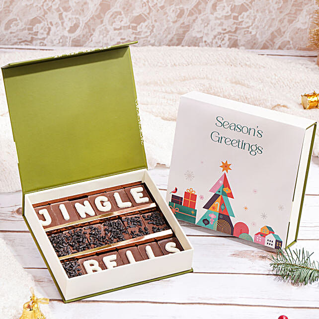 Jingle Bells Chocolate Box uae | Gift Jingle Bells Chocolate Box- FNP