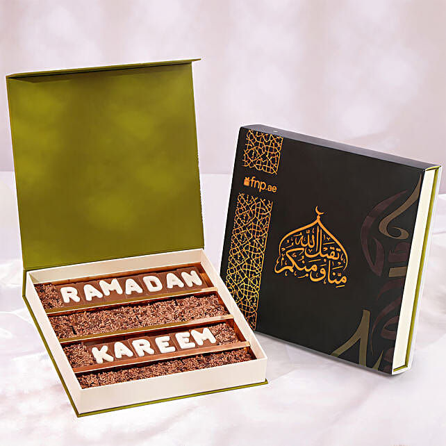 Ramadan Kareem Chocolate Box uae | Gift Ramadan Kareem Chocolate Box- FNP