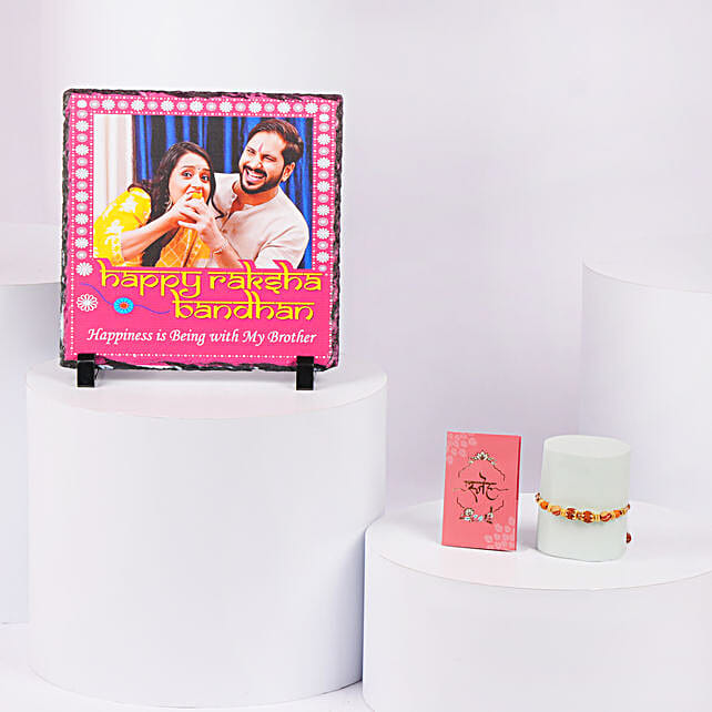Rakhi with Photo Frame uae | Gift Rakhi with Photo Frame- FNP
