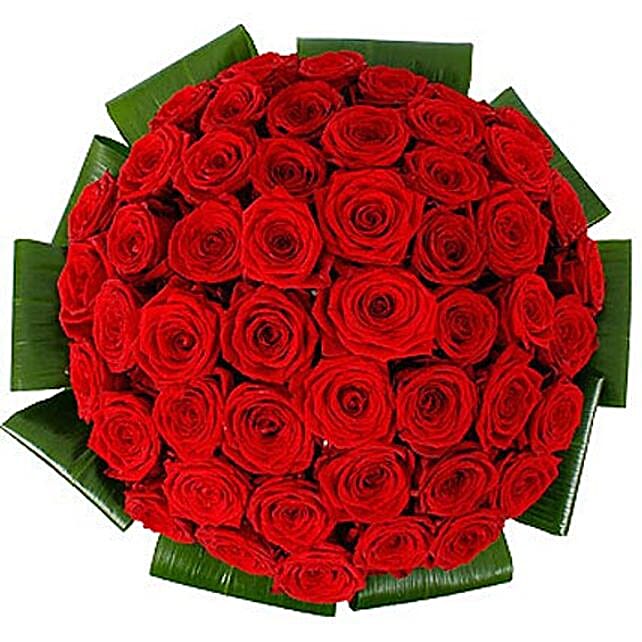 Mass Of Fifty Red Roses uk | Gift Mass Of Fifty Red Roses- FNP