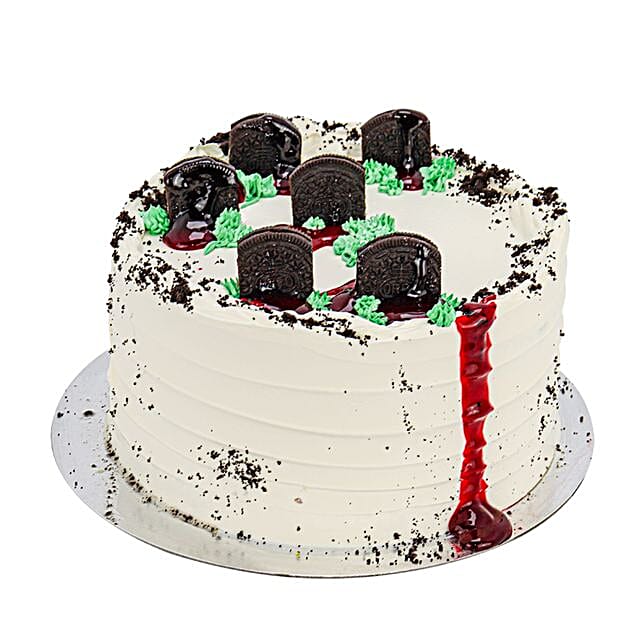 Oreo Graveyard Eggless Vanilla Cake uk | Gift Oreo Graveyard Eggless ...