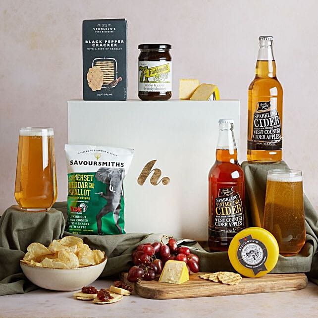 Cider And Cheese Hamper uk | Gift Cider And Cheese Hamper- FNP