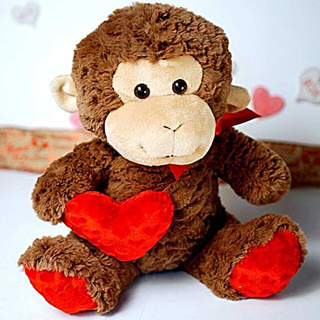 Adorable Monkey Soft Toy usa | Gift Adorable Monkey Soft Toy- FNP