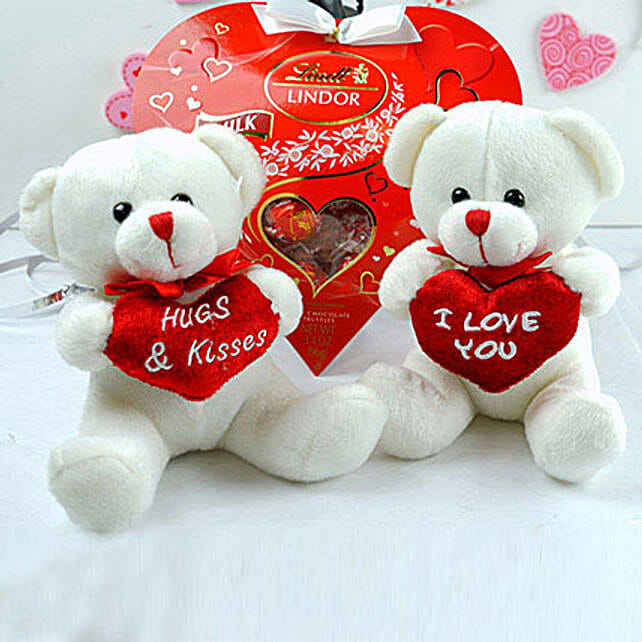 Love Teddies N Chocolates Combo usa | Gift Love Teddies N Chocolates ...