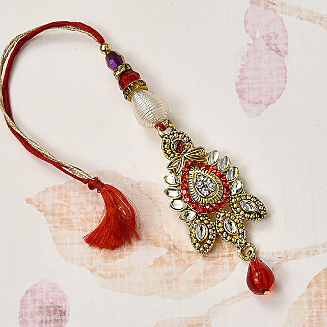 Stylish And Dazzling Lumba Rakhi usa | Gift Stylish And Dazzling Lumba ...