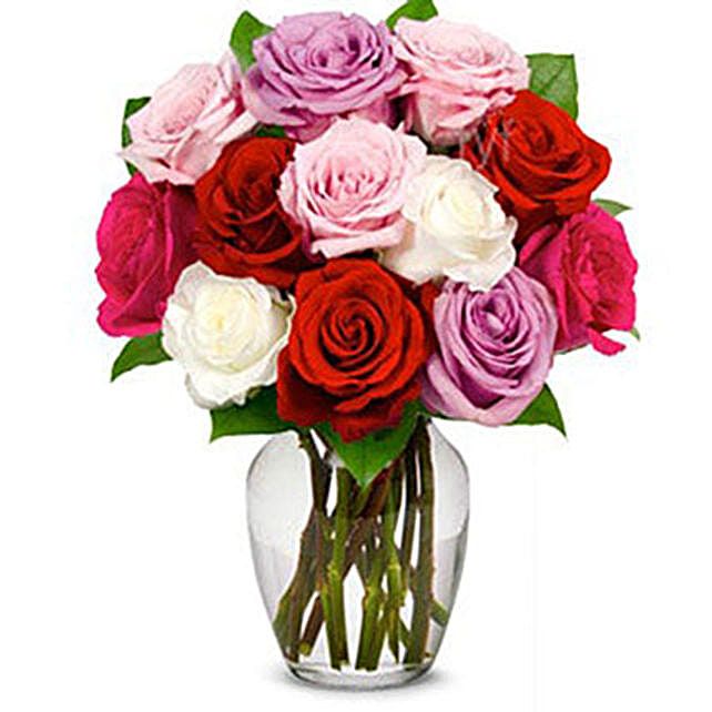 Romantic One Dozen Roses Bouquet usa | Gift Romantic One Dozen Roses ...