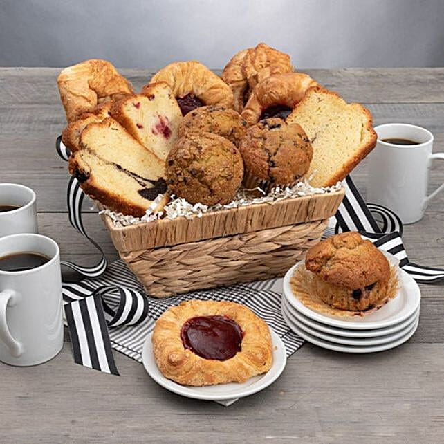 Breakfast Bakery Basket usa | Gift Breakfast Bakery Basket- FNP