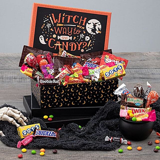 Halloween Candy Stash usa | Gift Halloween Candy Stash- FNP