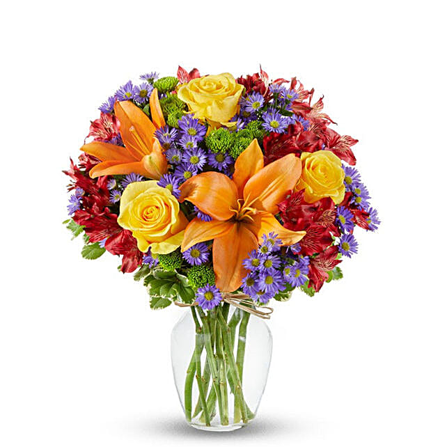 Brimming with Joy Bouquet usa | Gift Brimming with Joy Bouquet- FNP