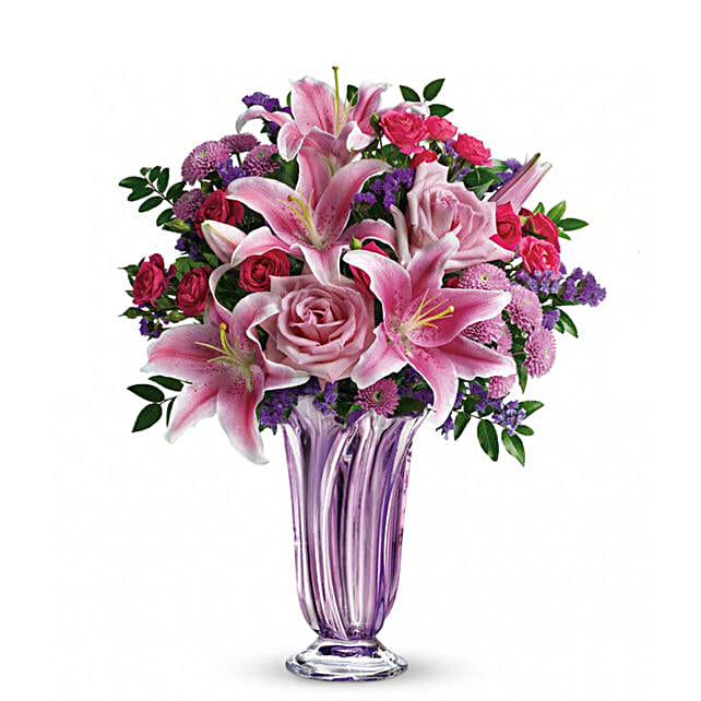 Lavender Grace Bouquet usa | Gift Lavender Grace Bouquet- FNP