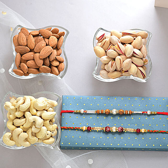 Sparkling Connection Rakhi Set & Premium Dryfruits usa | Gift Sparkling ...