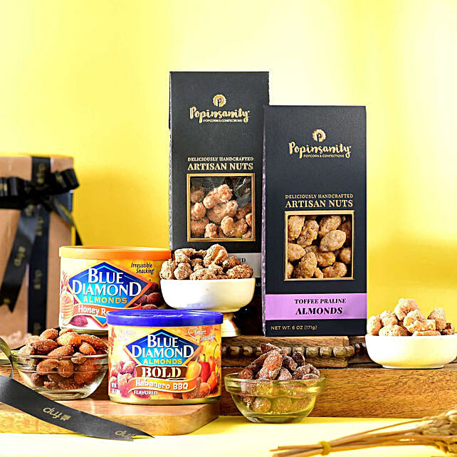 Nutty Goodness Snack Hamper usa | Gift Nutty Goodness Snack Hamper- FNP