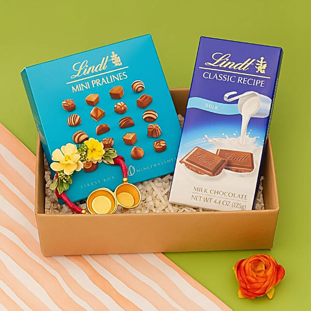 Lindt Assortment Bhai Dooj Gift Box usa | Gift Lindt Assortment Bhai ...