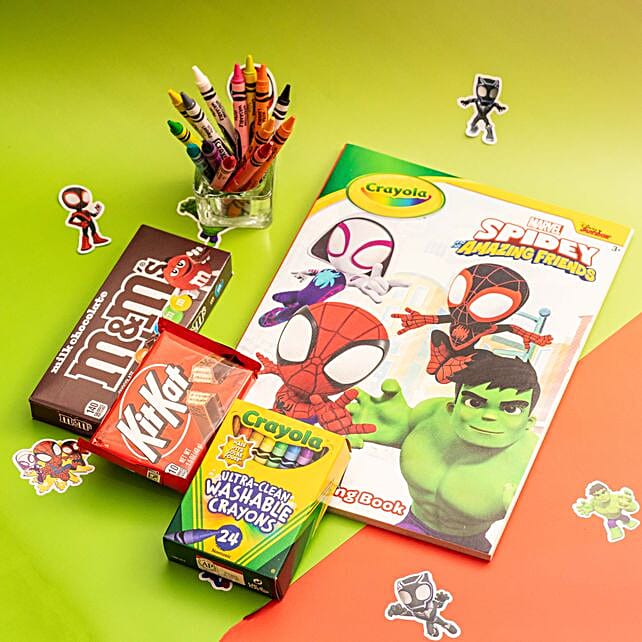 Colour Pack & Treats Hamper usa | Gift Colour Pack & Treats Hamper- FNP