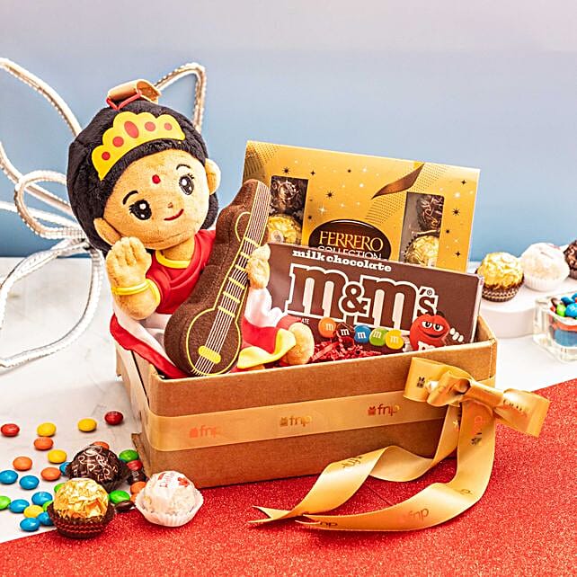 Goddess Saraswati & Choco Duo usa | Gift Goddess Saraswati & Choco Duo- FNP