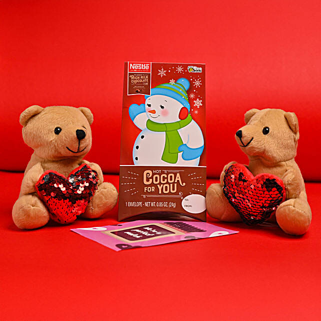 Valentine Snuggle Gift Box usa | Gift Valentine Snuggle Gift Box- FNP