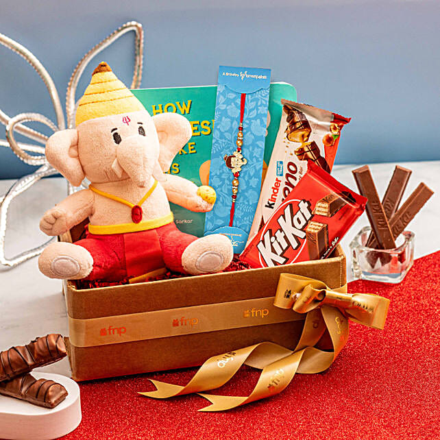 Bal Ganesha Rakhi Joy Hamper usa | Gift Bal Ganesha Rakhi Joy Hamper- FNP
