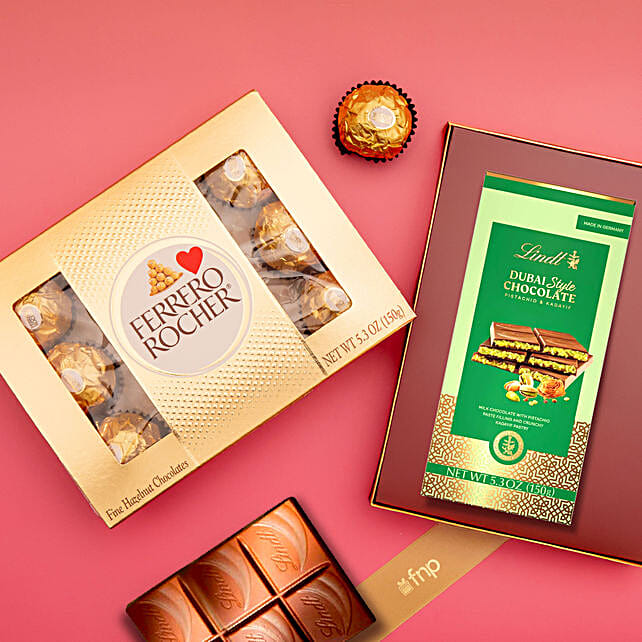Luxe Chocolate Delight Box usa | Gift Luxe Chocolate Delight Box- FNP
